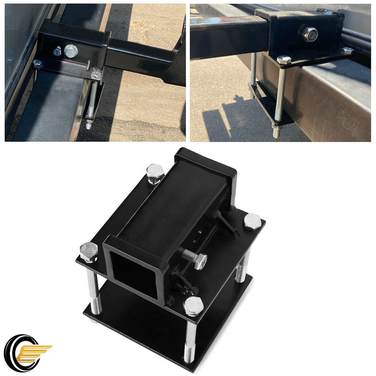 Kojem Rv Bumper Receiver Adapter 2 Hitch Mount Trailer Square Bumper M
