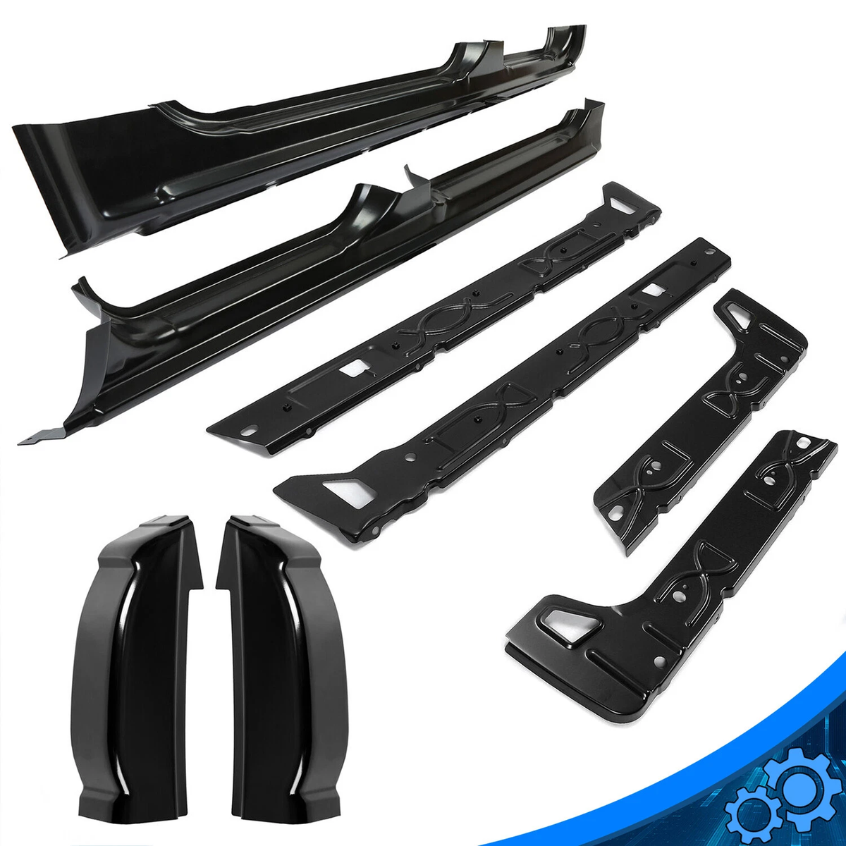 Outer+Inner Rocker Panels & Cab Corners For 99-07 Silverado Sierra 150 ...