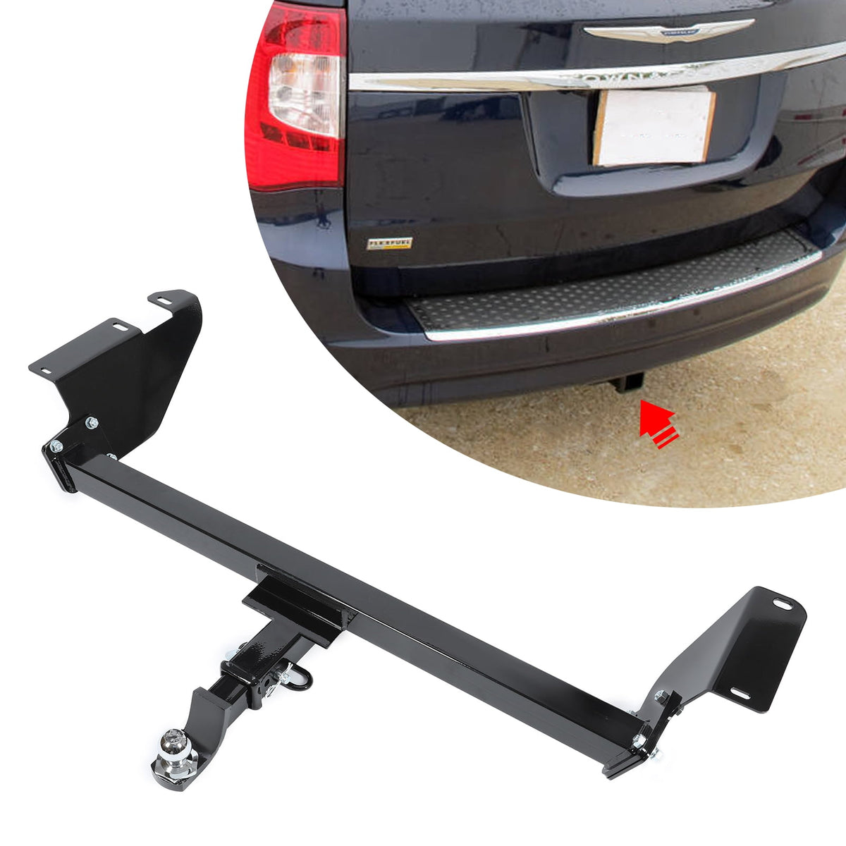 Kojem Trailer Hitch Fit for 2008-2020 Dodge Grand Caravan Class 3 Trai ...